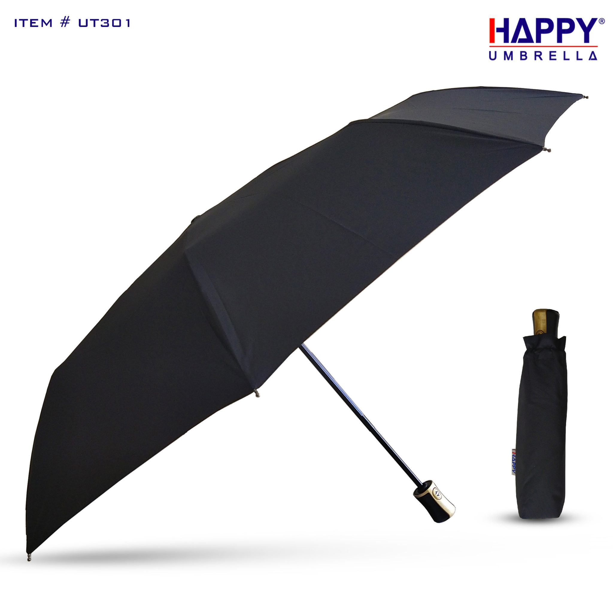 3 Fold Umbrella - Happy Umbrella